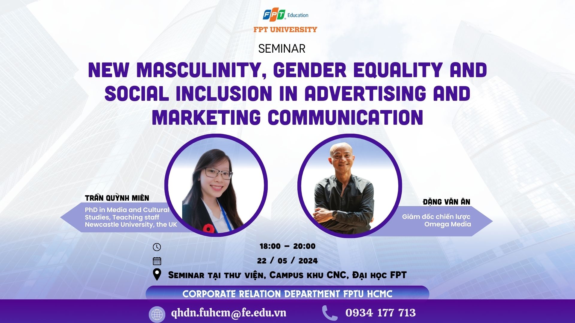 SEMINAR “NEW MASCULINITY, GENDER EQUALITY AND SOCIAL INCLUSION IN ...